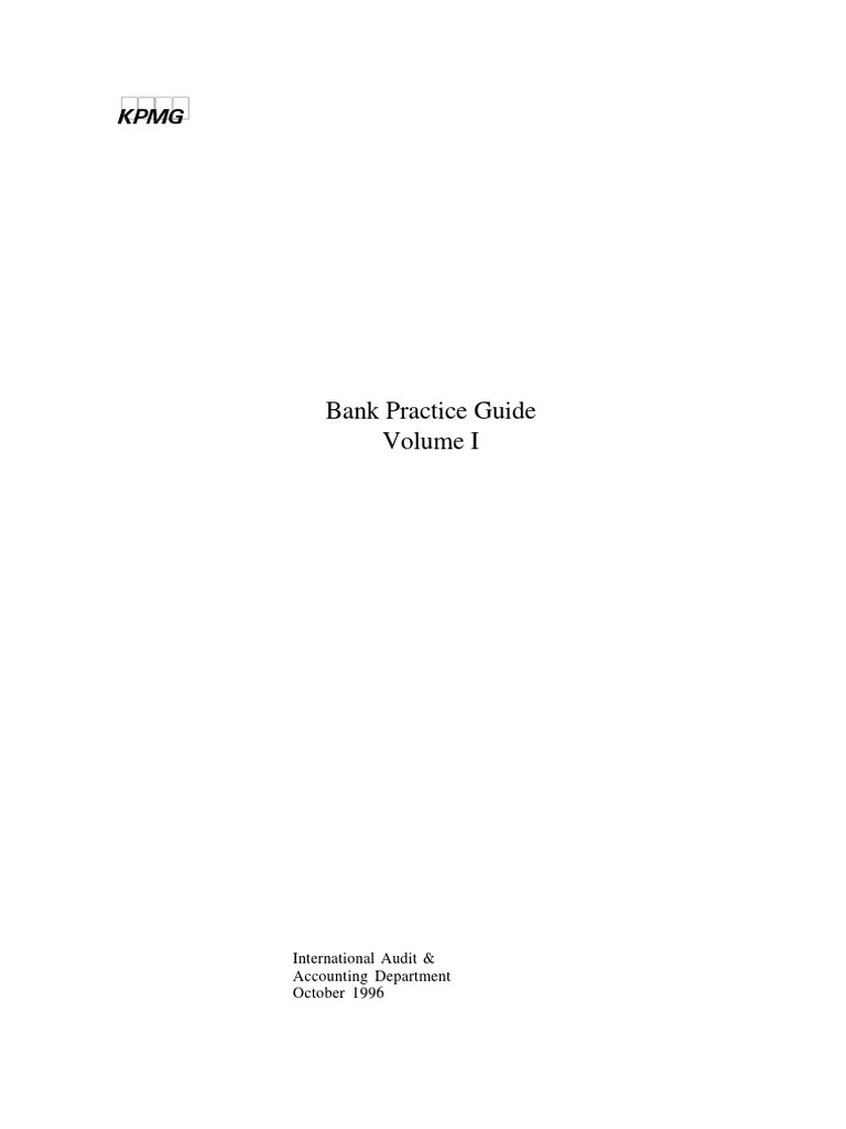 Banking Audit Practice Guide I | PDF | Internal Control | Internal Audit