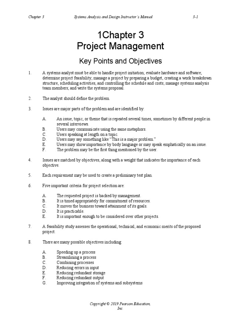 Project Management: Key Points and Objectives | PDF | Cloud Computing ...