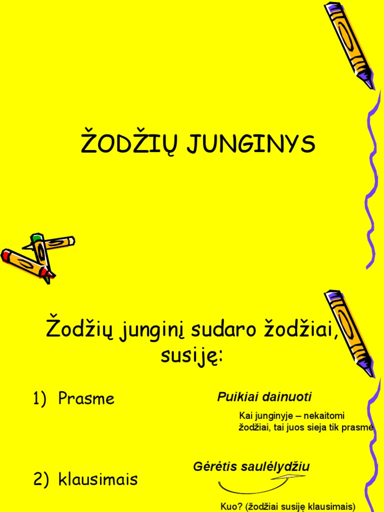 Zodziu Junginys | PDF