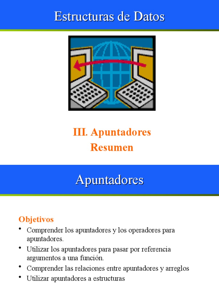 Apuntadores (Resumen) | PDF | Variable (informática) | Puntero ...