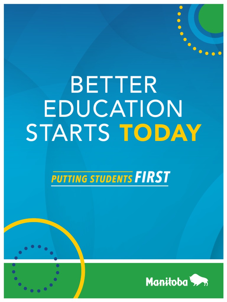 Better Education Starts Today Putting Students First | PDF ...