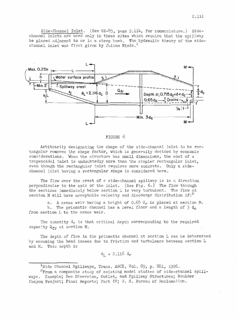 Side Channel Design | PDF | Spillway | Chemical Engineering