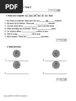 To The Top Plus 1 - Test 1 | PDF