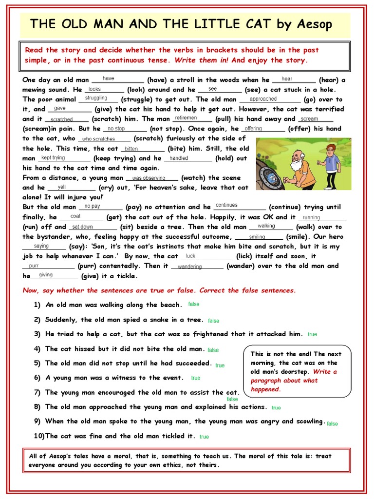 Past Simple and Past Continuous Reading | PDF