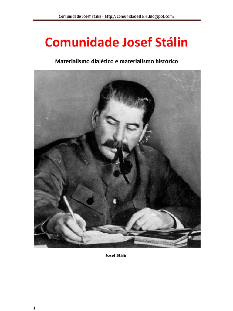 Materialismo Dialético E Materialismo Histórico Pdf Dialética