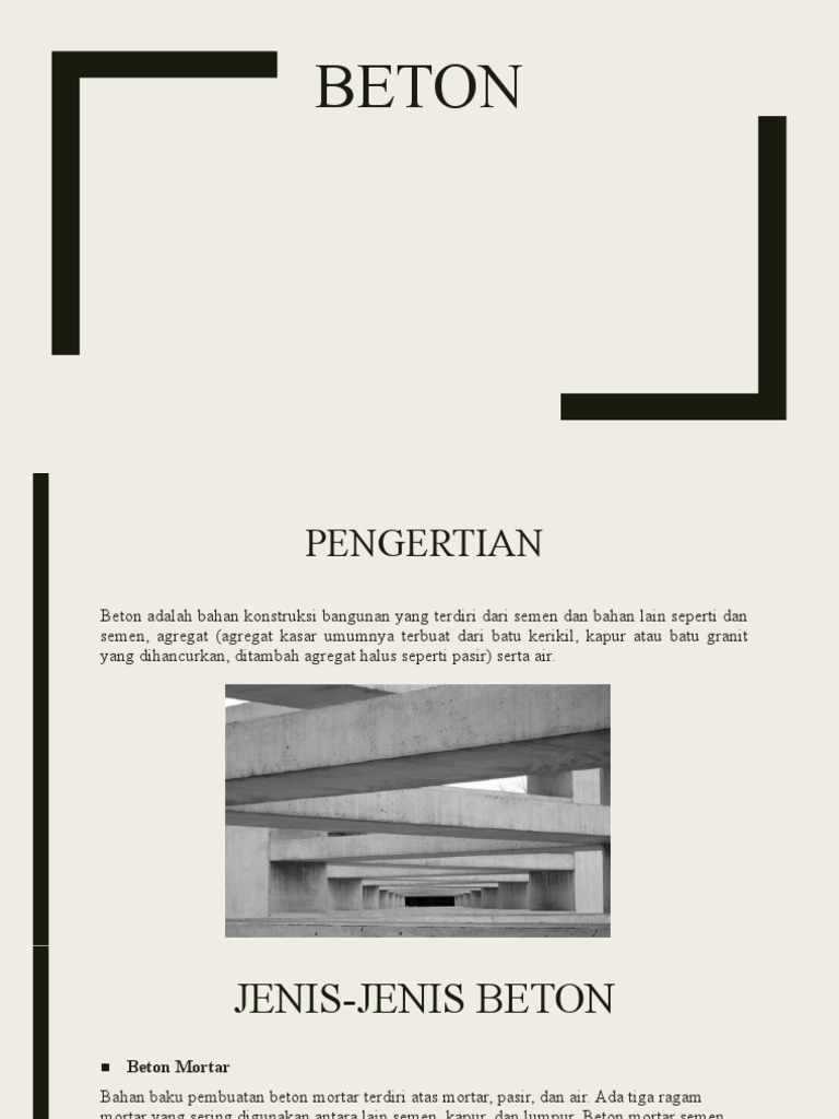 Beton Powerpoint | PDF