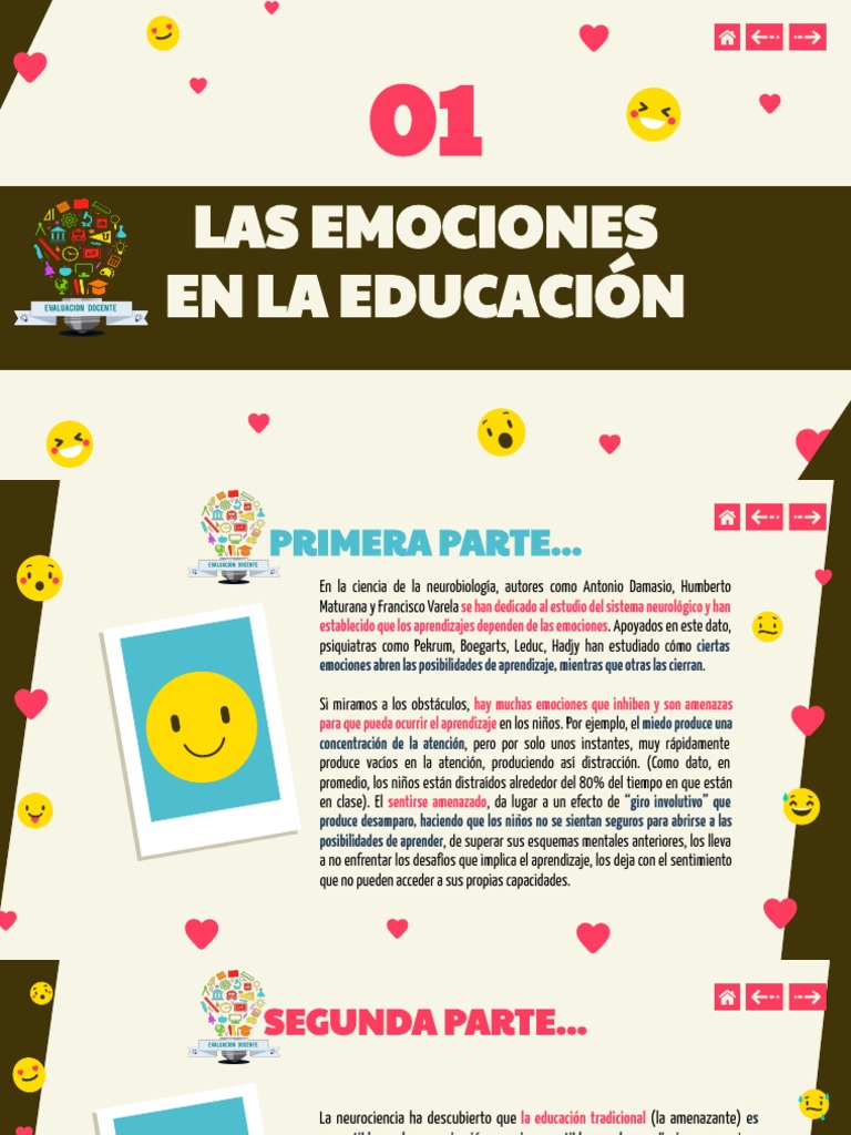 Las Emociones en Educación | PDF | Las emociones | Aprendizaje