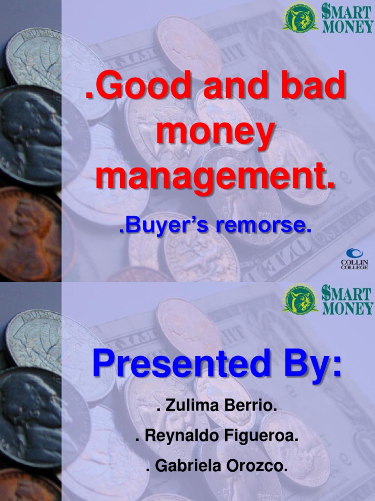 Good and Bad Money Management. | PDF | Credit Card | Budget