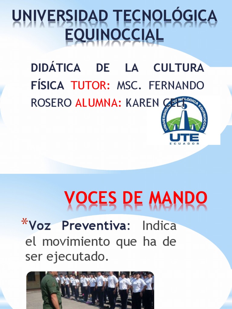 Voces de Mando | PDF