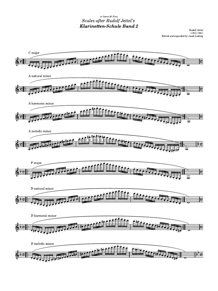 Clarinet Scales | PDF