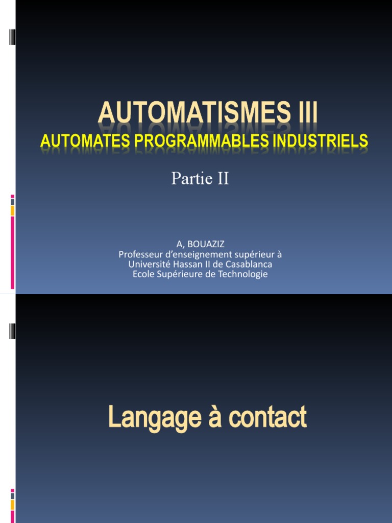 Automatismes III 2021 Partie 2 | PDF | Programme informatique ...