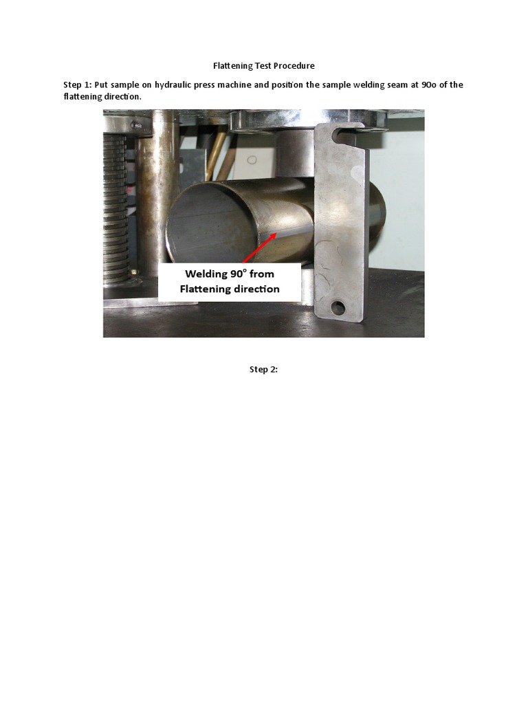 Flattening Test Procedure | PDF