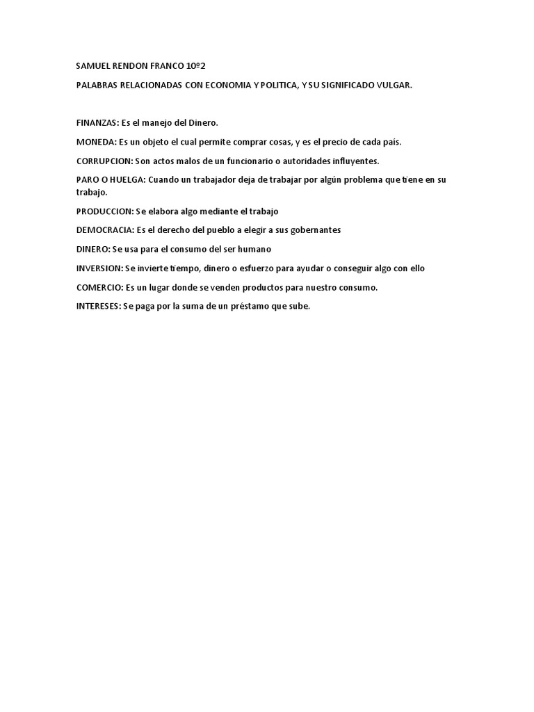 Samuel Rendon Franco 10º2 | PDF | Derecho