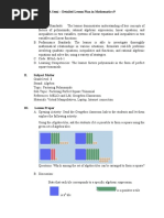Grade 8 Math: Factoring Trinomials | PDF | Factorization | Lesson Plan