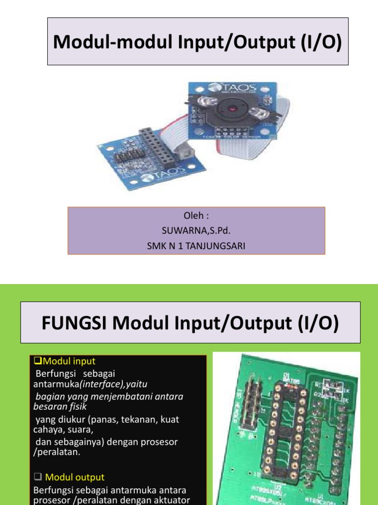 Modul Modul Input | PDF