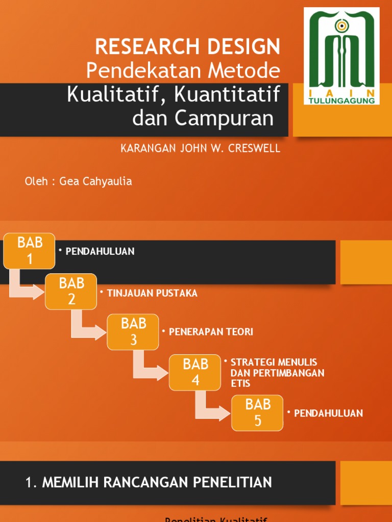 Research Design Bab 1-5 | PDF