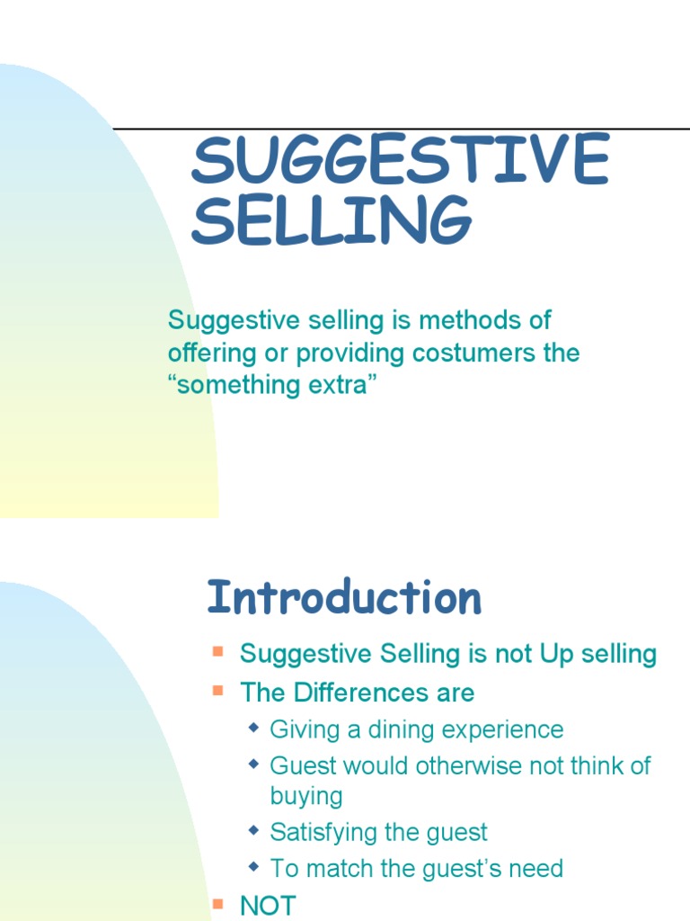 Suggestive Selling | PDF | Attitude (Psychology) | Neuropsychological ...