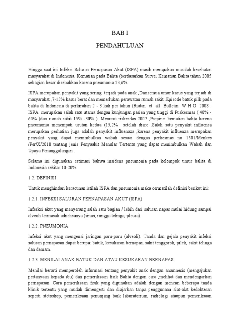 Ringkasan Pedoman Ispa Internal 19 | PDF