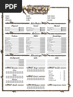Star Wars RPG (D6) - Character Sheet v1.1 | PDF | Role Playing ...
