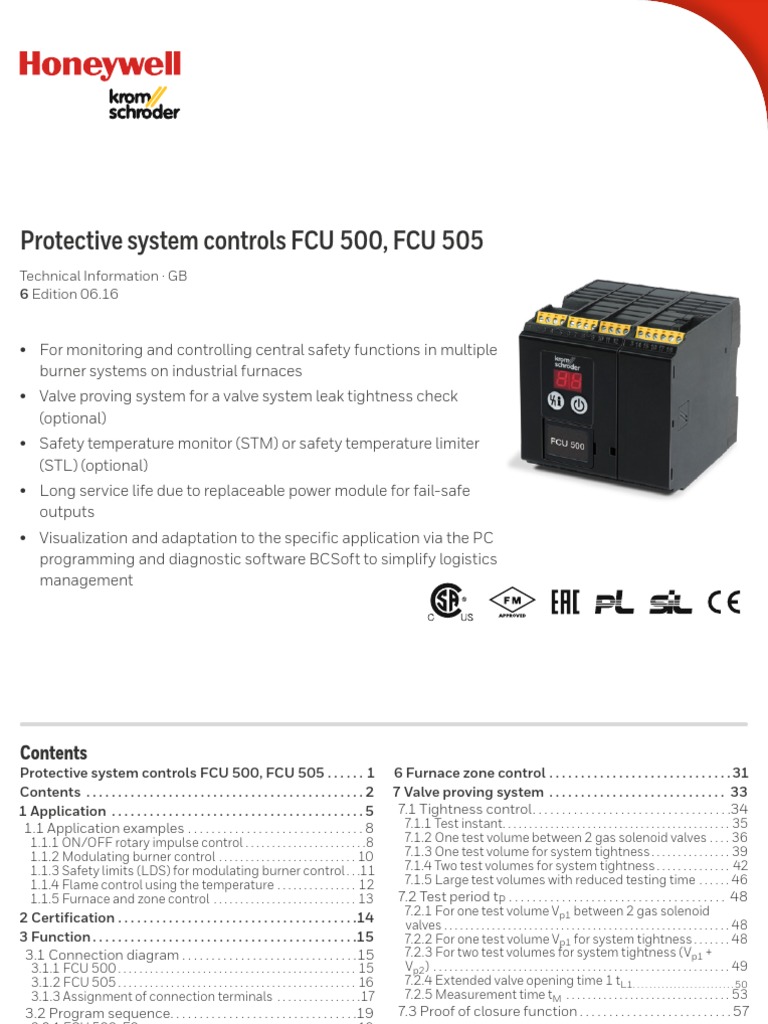FCU 500 User Manual | PDF | Electrical Engineering | Nature