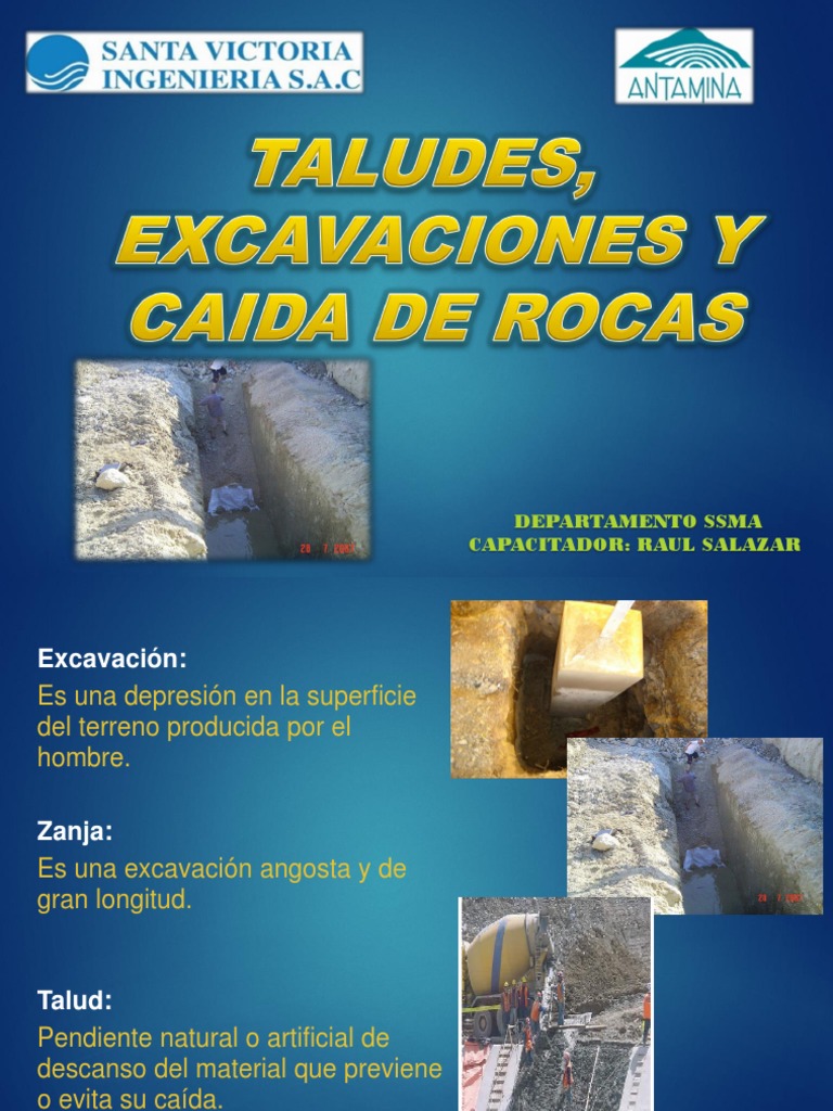 Excavaciones y Zanjas | PDF | Naturaleza