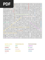 Sopa de Letras Del Metodo Cientifico PDF | PDF
