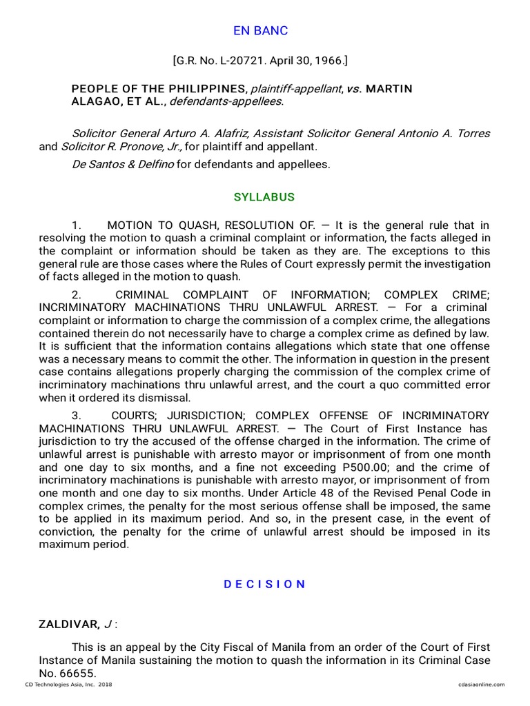 The Supreme Court Rules on Whether an Information Properly Charges the ...