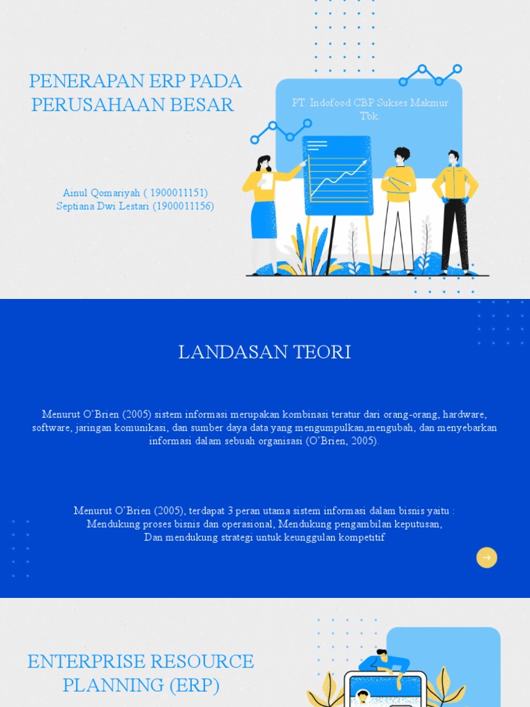 Penerapan ERP Pada Perusahaan Indofood Ainul Dan Septi | PDF | Komputer
