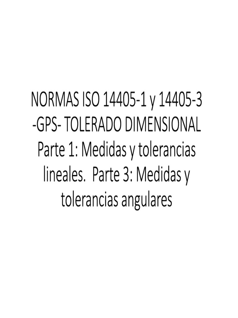 Normas 14405-1 y 14405-3 | PDF | Esfera | Operador (Matemáticas)