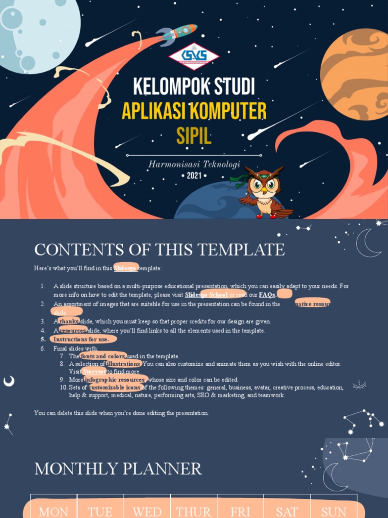 February Daily Slides by Slidesgo | PDF | Planets | Solar System