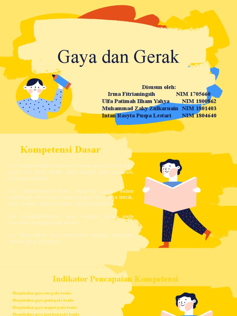 Gaya & Gerak Kelompok 1 Gaya Dan Gerak Benda - Fisika Untuk Sekolah ...
