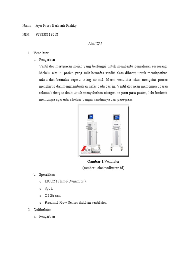 Alat Icu | PDF