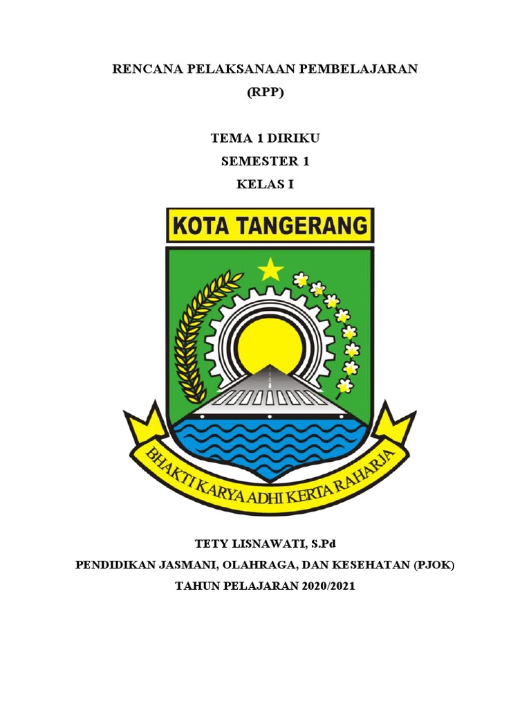 Cover Perangkat Pjok Kelas 1 | PDF