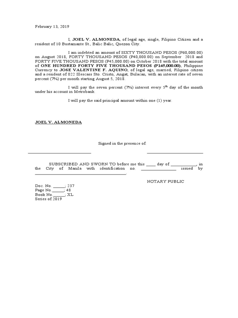 Addendum To Deed of Donation 2-19 | PDF