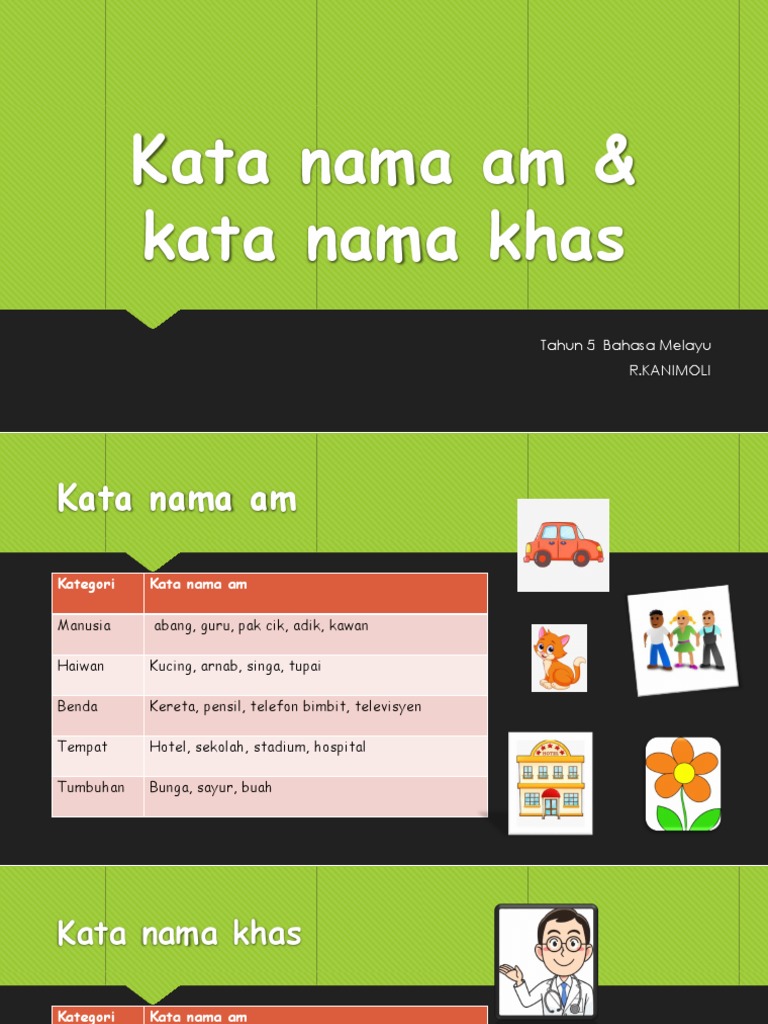 Kata Nama Am & Kata Nama Khas | PDF