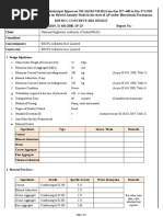 Mix Design For M35 Grade of Concrete | PDF | Concrete | Construction ...