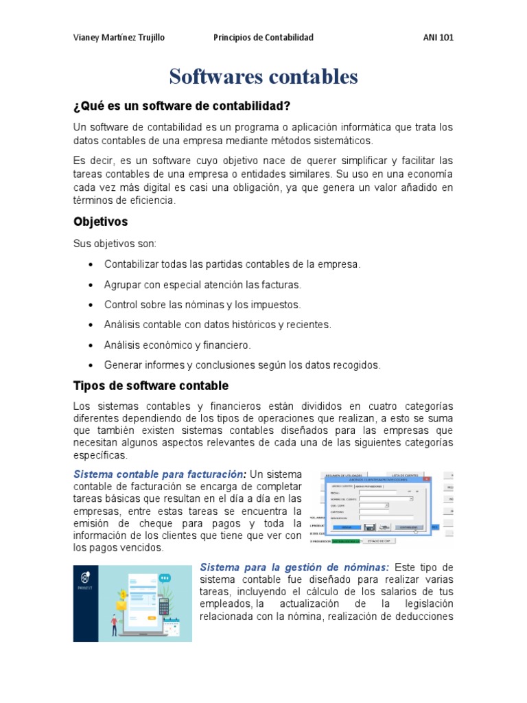 Softwares Contables | PDF | Contabilidad | Software