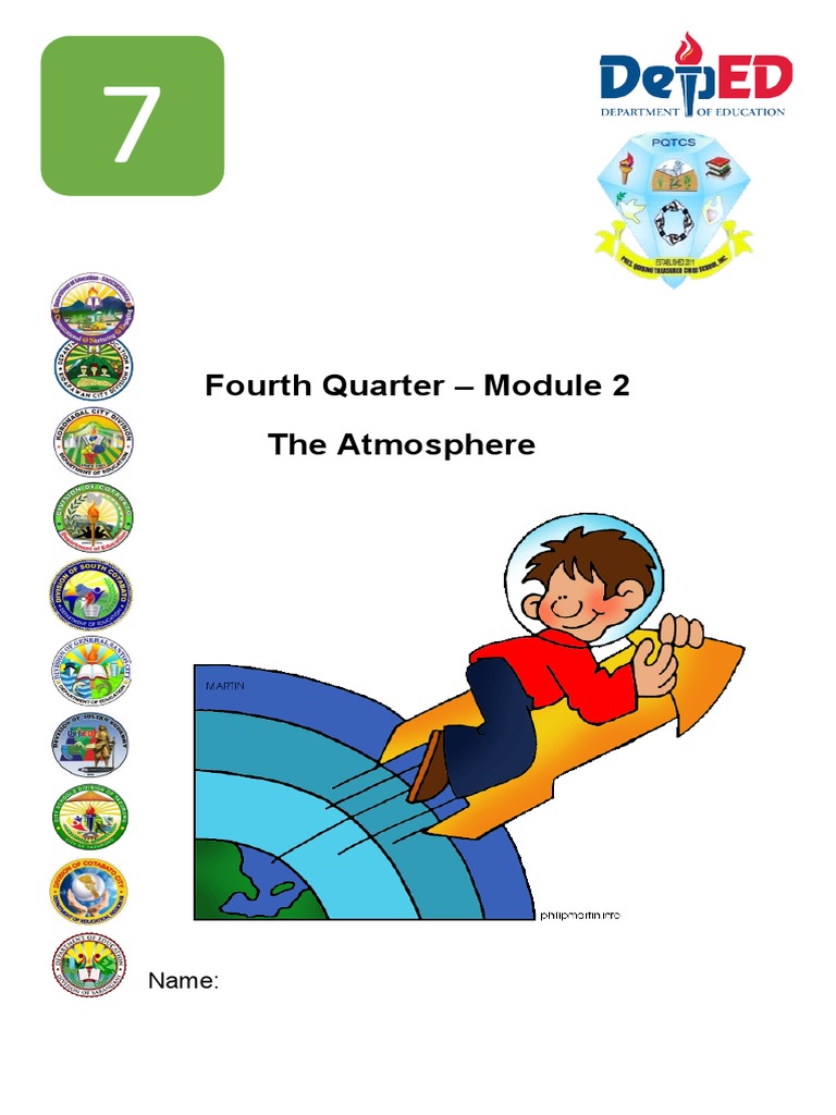 Fourth Quarter - Module 2 The Atmosphere: Name | PDF | Atmosphere Of ...
