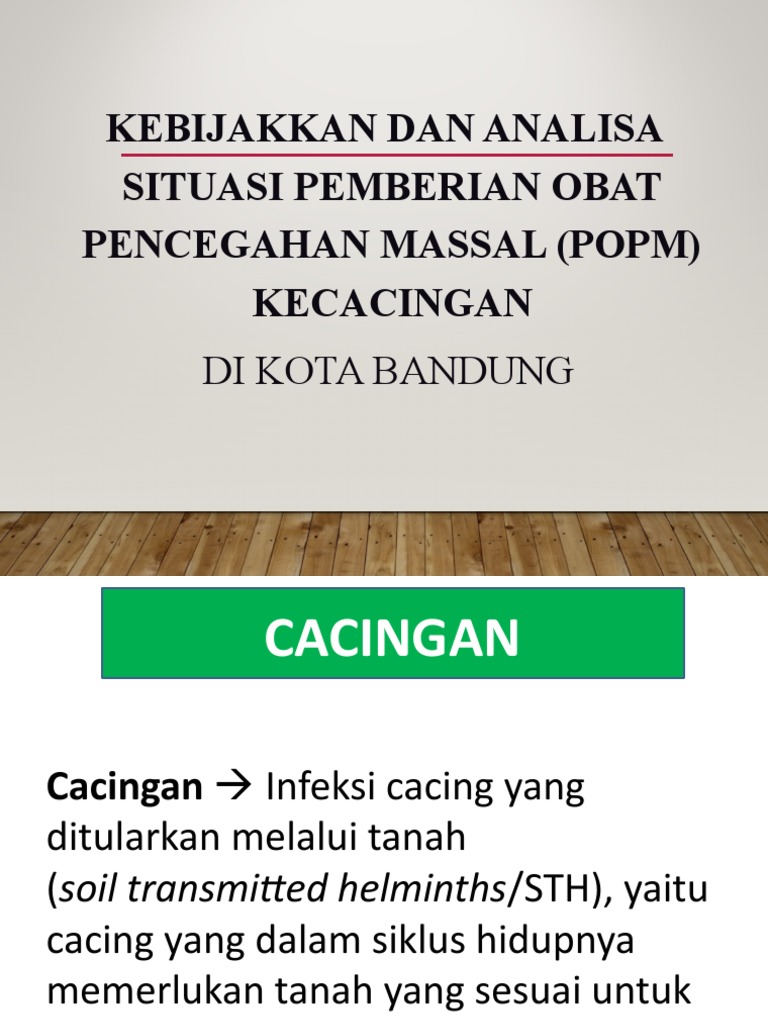 Kecacingan Sekolah | PDF