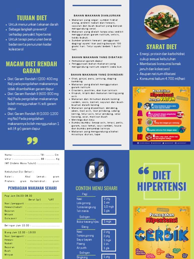 Diet Rendah Garam | PDF