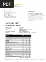 Format Packing List-2 | PDF | Scaffolding | Equipment