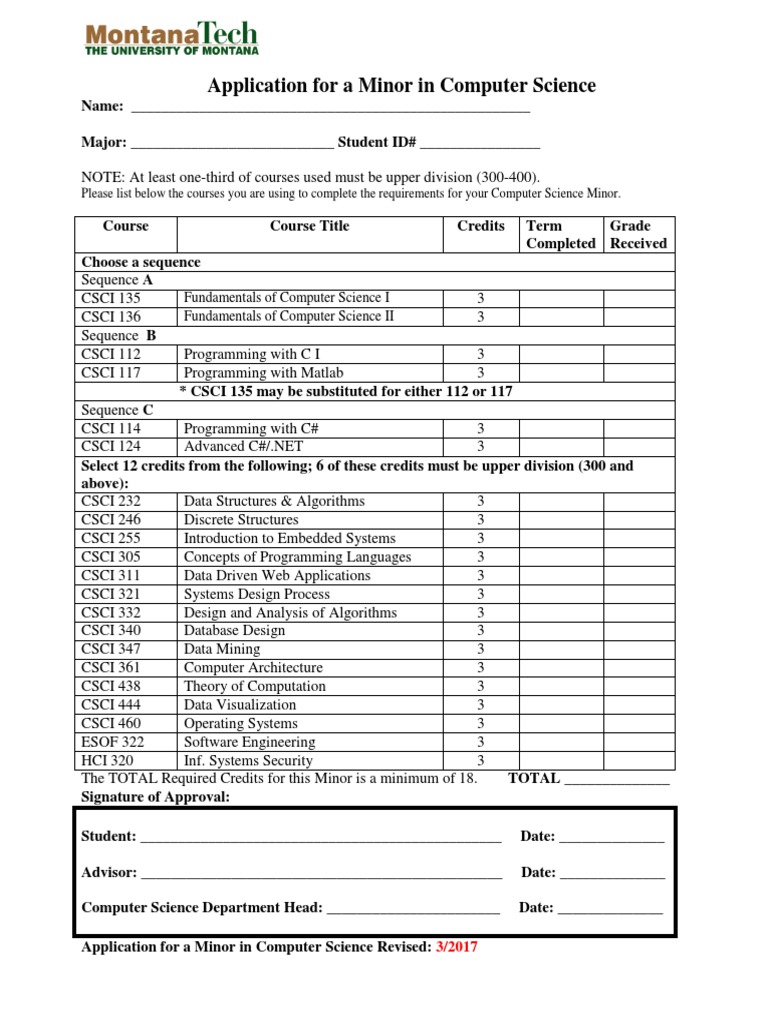 Minor Computer Science | PDF | Computer Programming | Computer Science