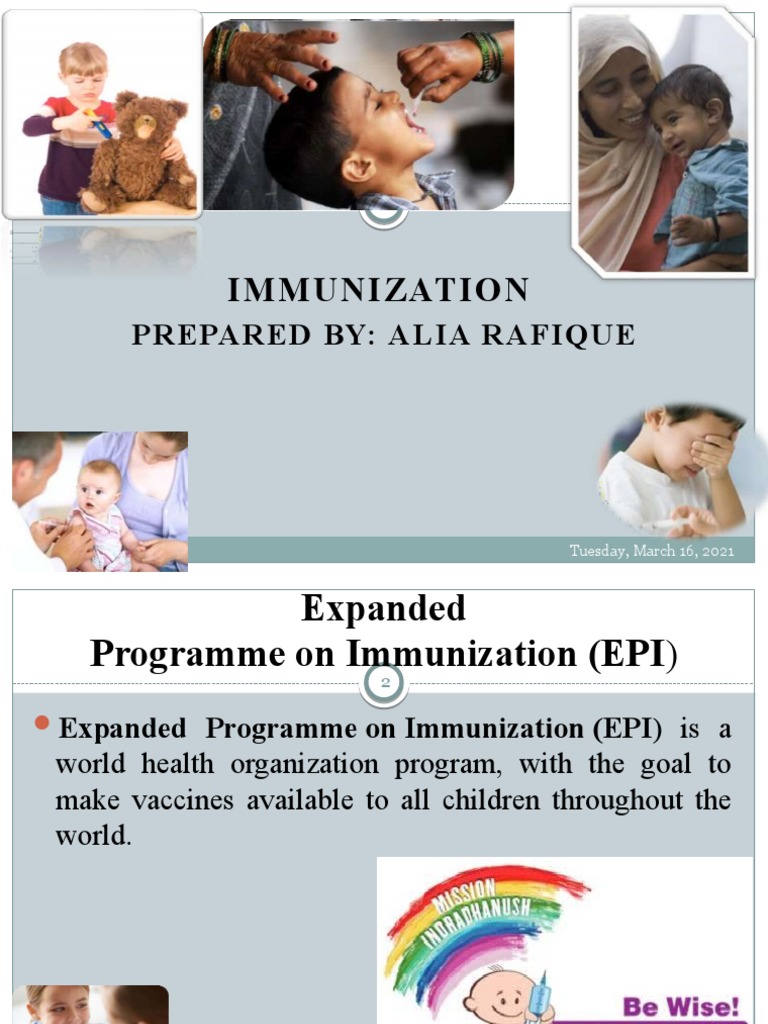 Immunization: Prepared By: Alia Rafique | Download Free PDF | Adaptive ...