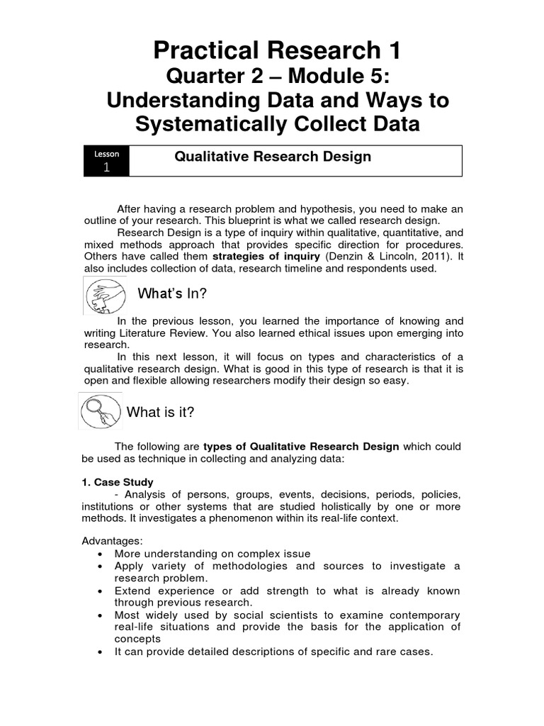 Qualitative Research Design Overview | PDF | Sampling (Statistics ...