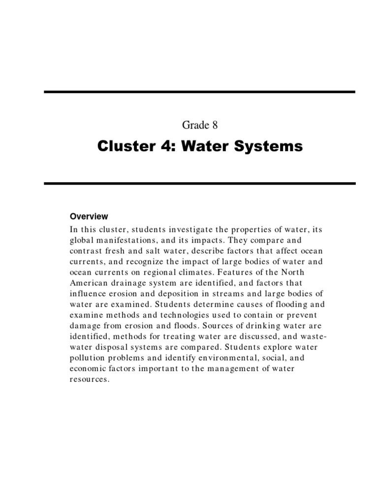 Grade 8 Water Systems Overview | PDF | Heat Capacity | Erosion