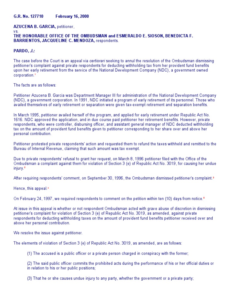 SPL RA 3019 - Full Text | PDF