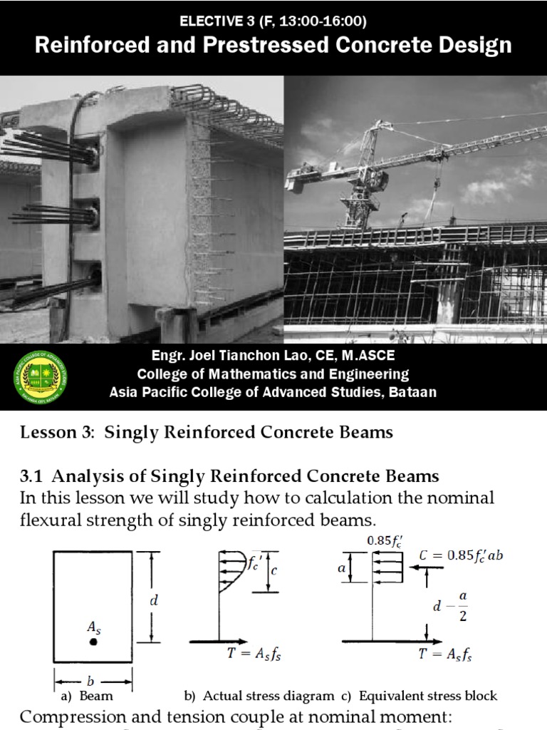 Reinforced and Prestressed Concrete Design | PDF | Beam (Structure ...
