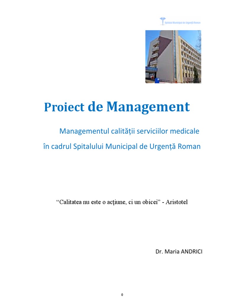 Proiect Management | PDF