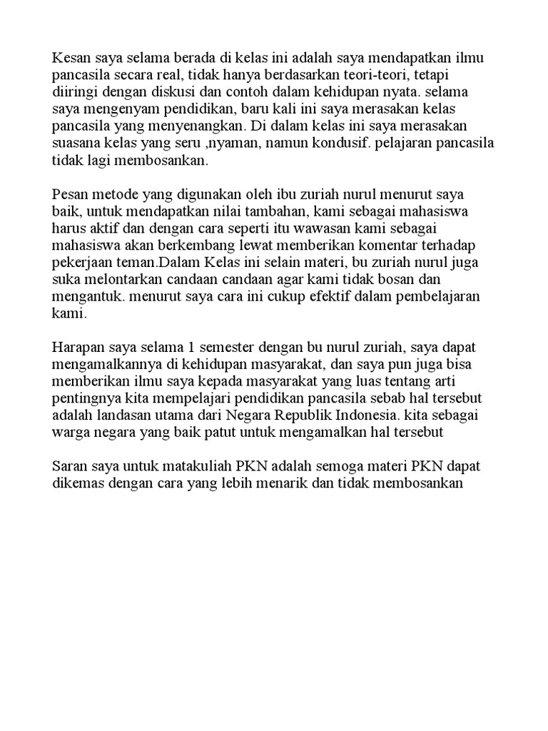 PKN Kesan Saran | PDF