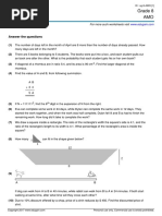 Senior Math Challenge Guide | PDF | Square Root | Area